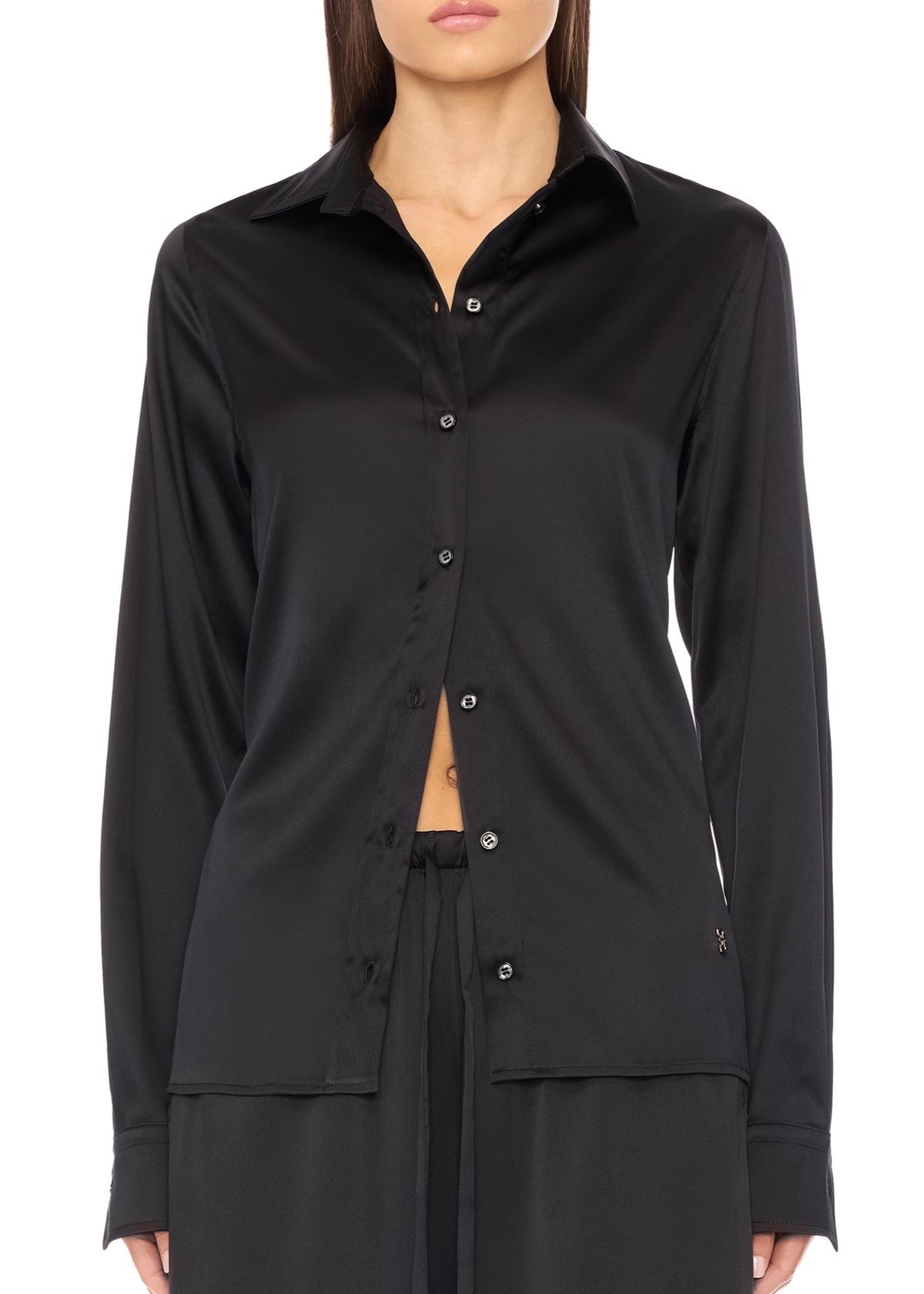 Constance Shirt (Black) - Milk Boutique