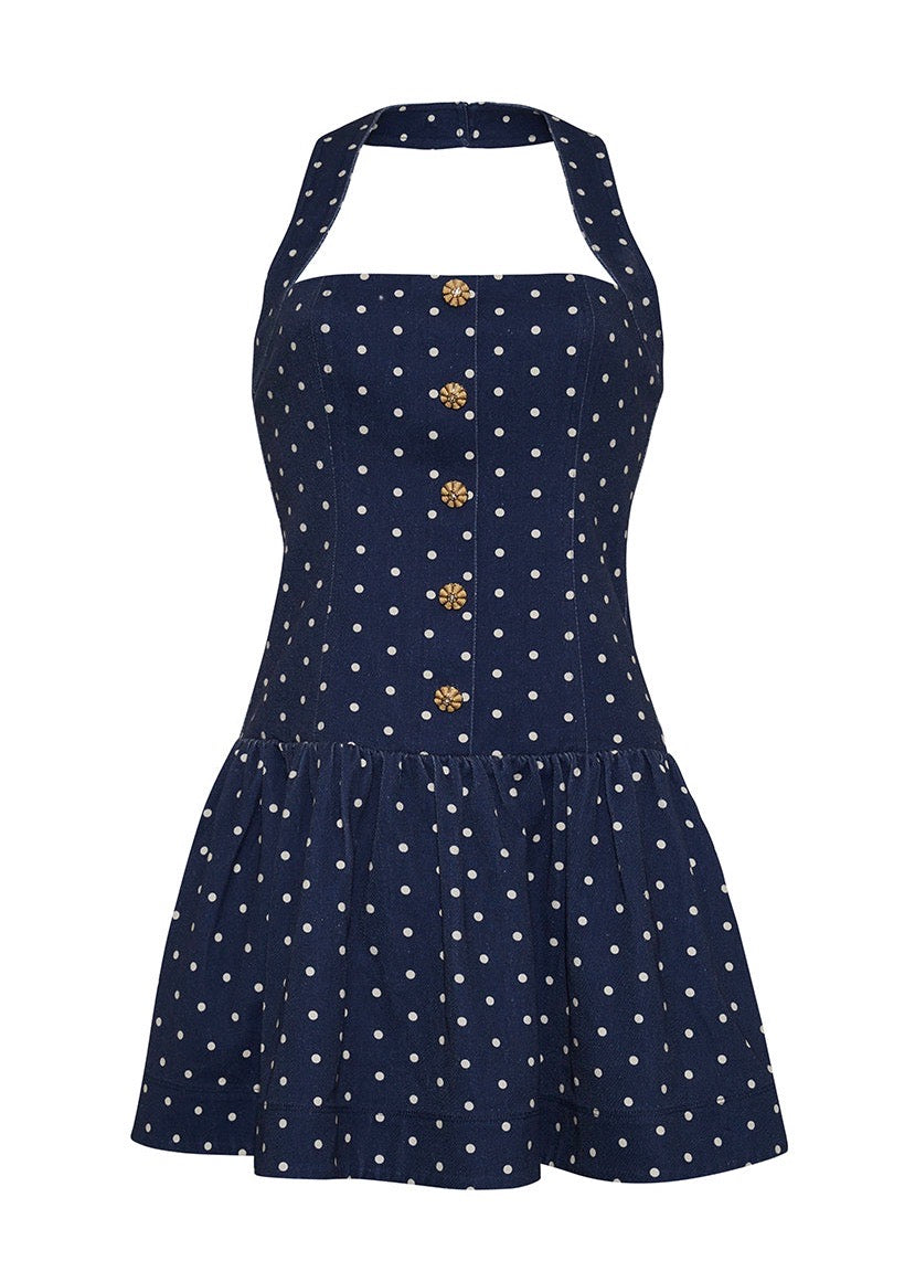 Felicity Mini (Dots Navy) - Milk Boutique
