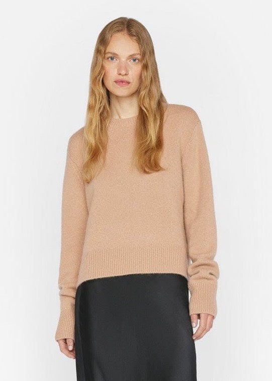 Cashmere Clean Crew (Blush) - Milk Boutique