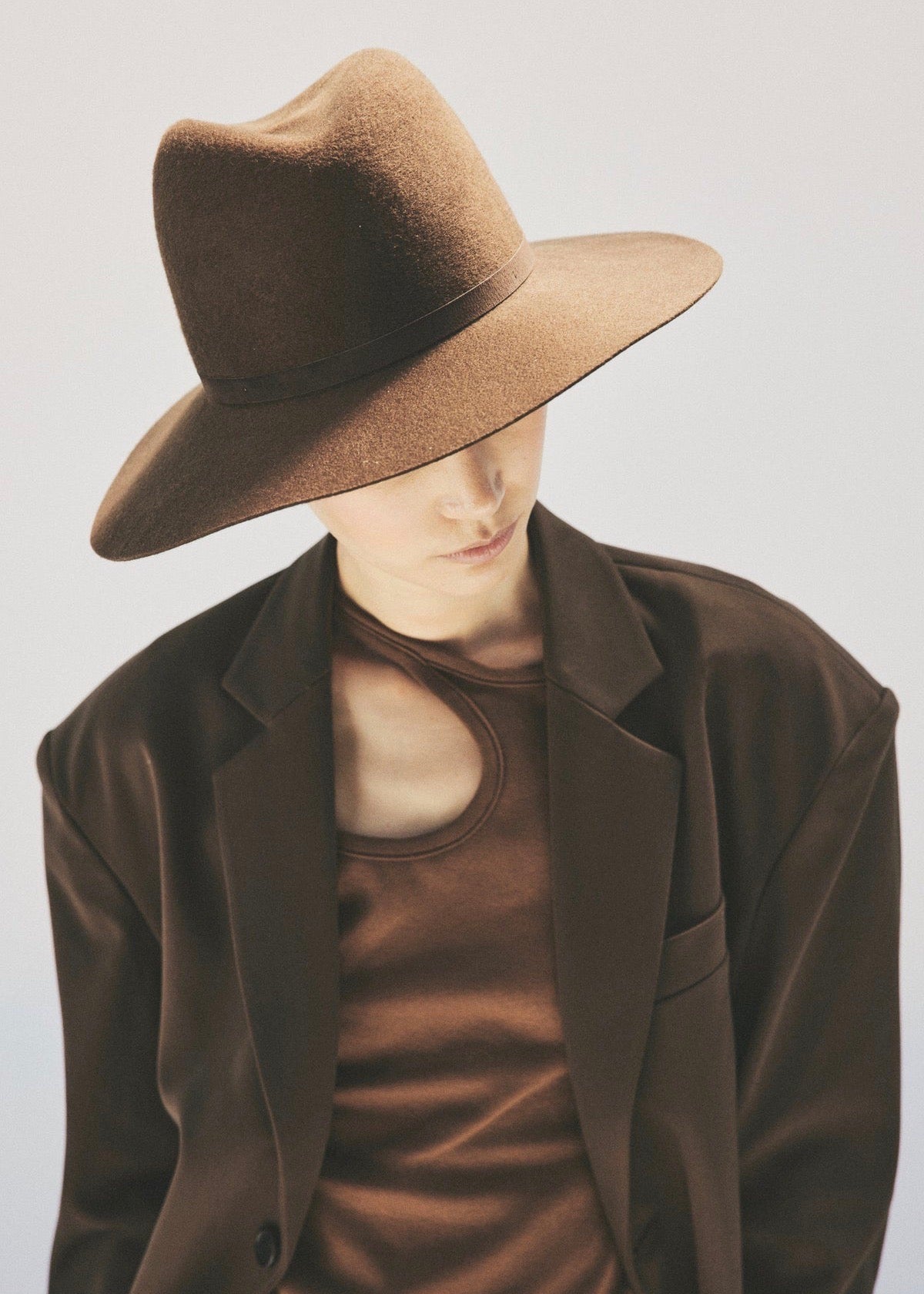 Drew Hat (Chestnut) - Milk Boutique