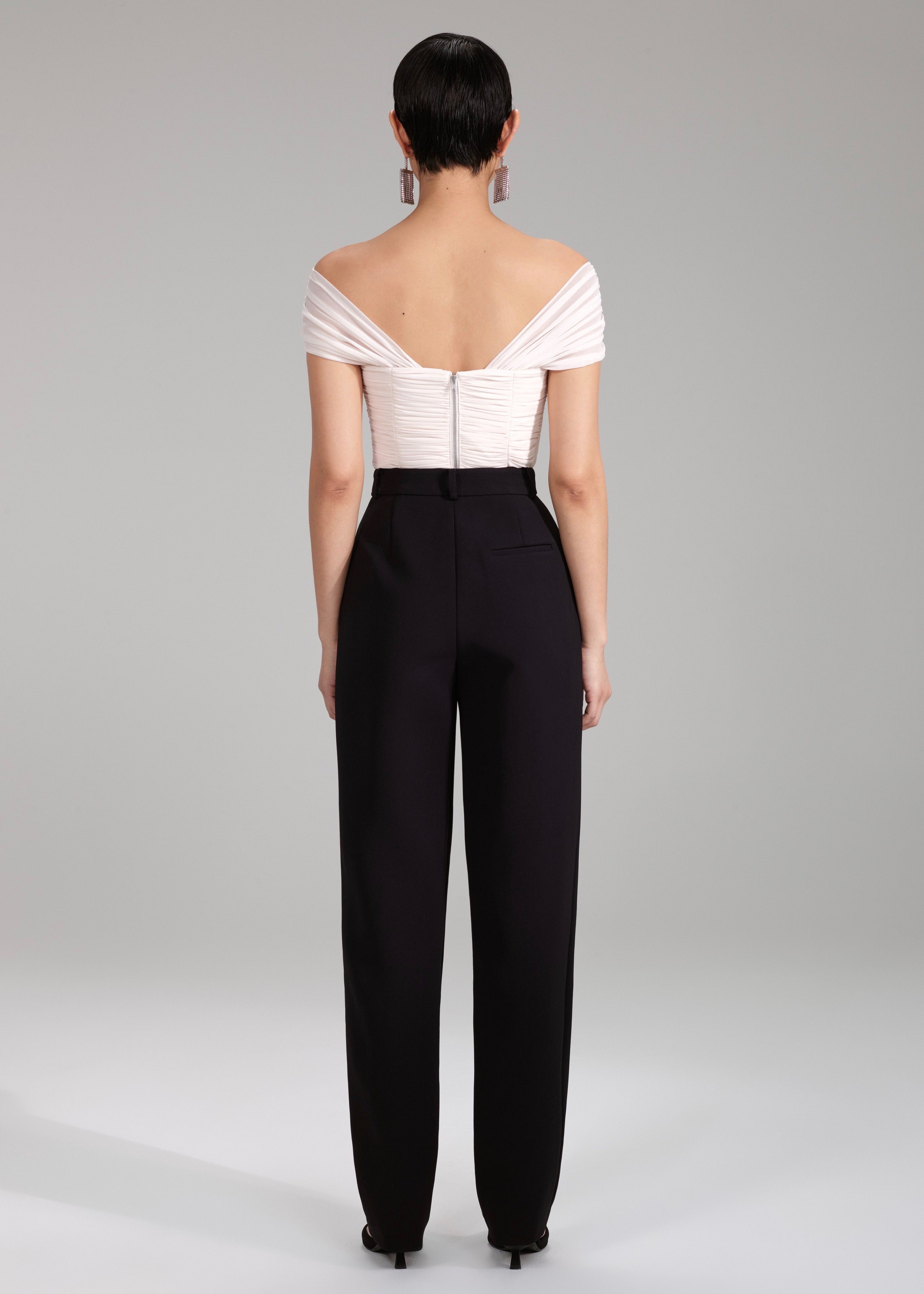 Cream Chiffon Top (White) - Milk Boutique