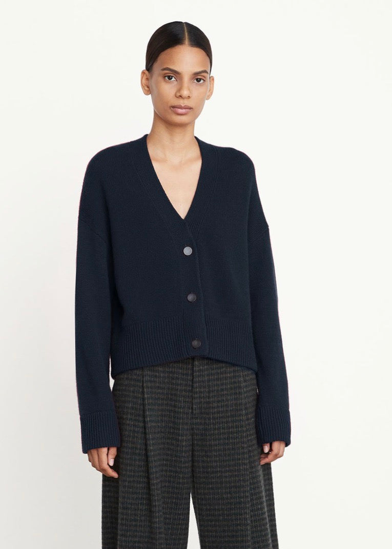 Three Button Boxy Cardigan (Coastal) – Milk Boutique