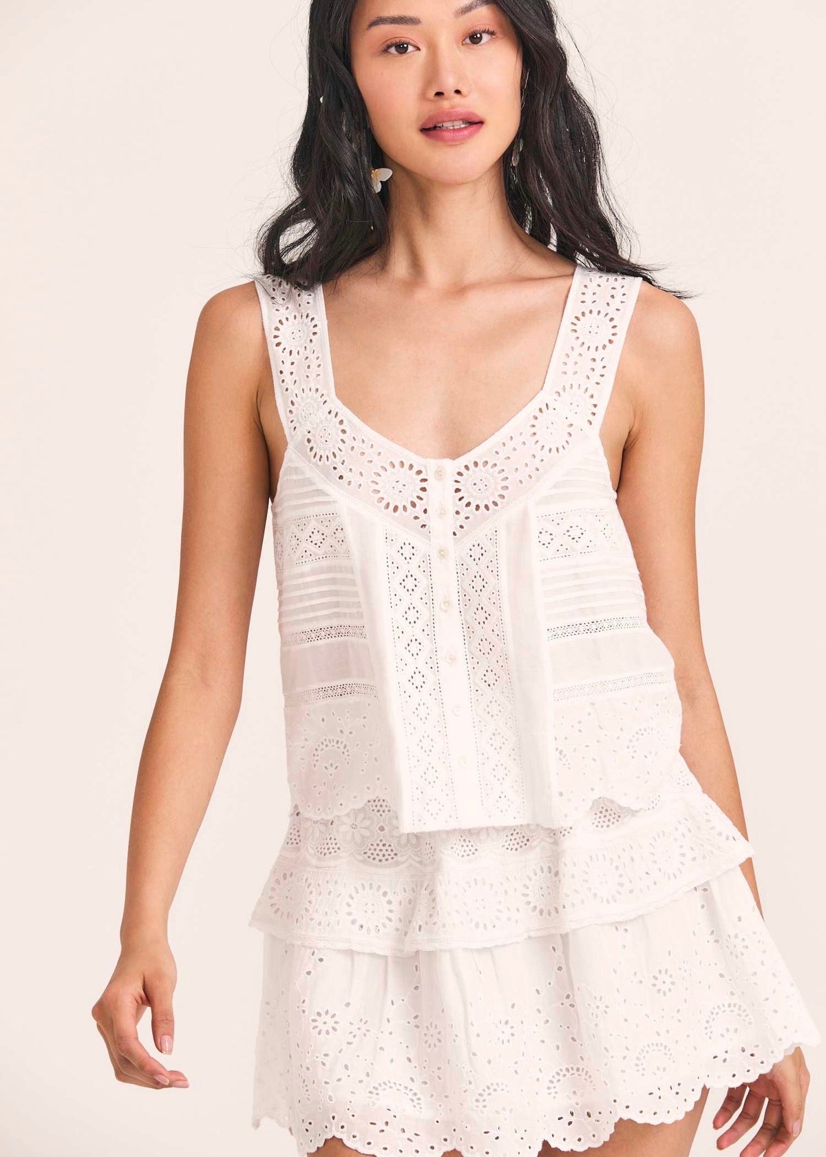 Breccan Tank (Antique White) - Milk Boutique