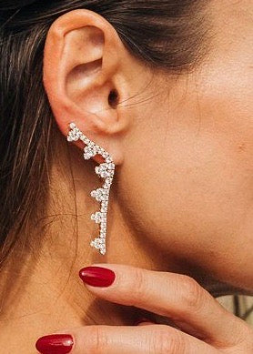 Cascading Diamond Wave Crawler - Milk Boutique