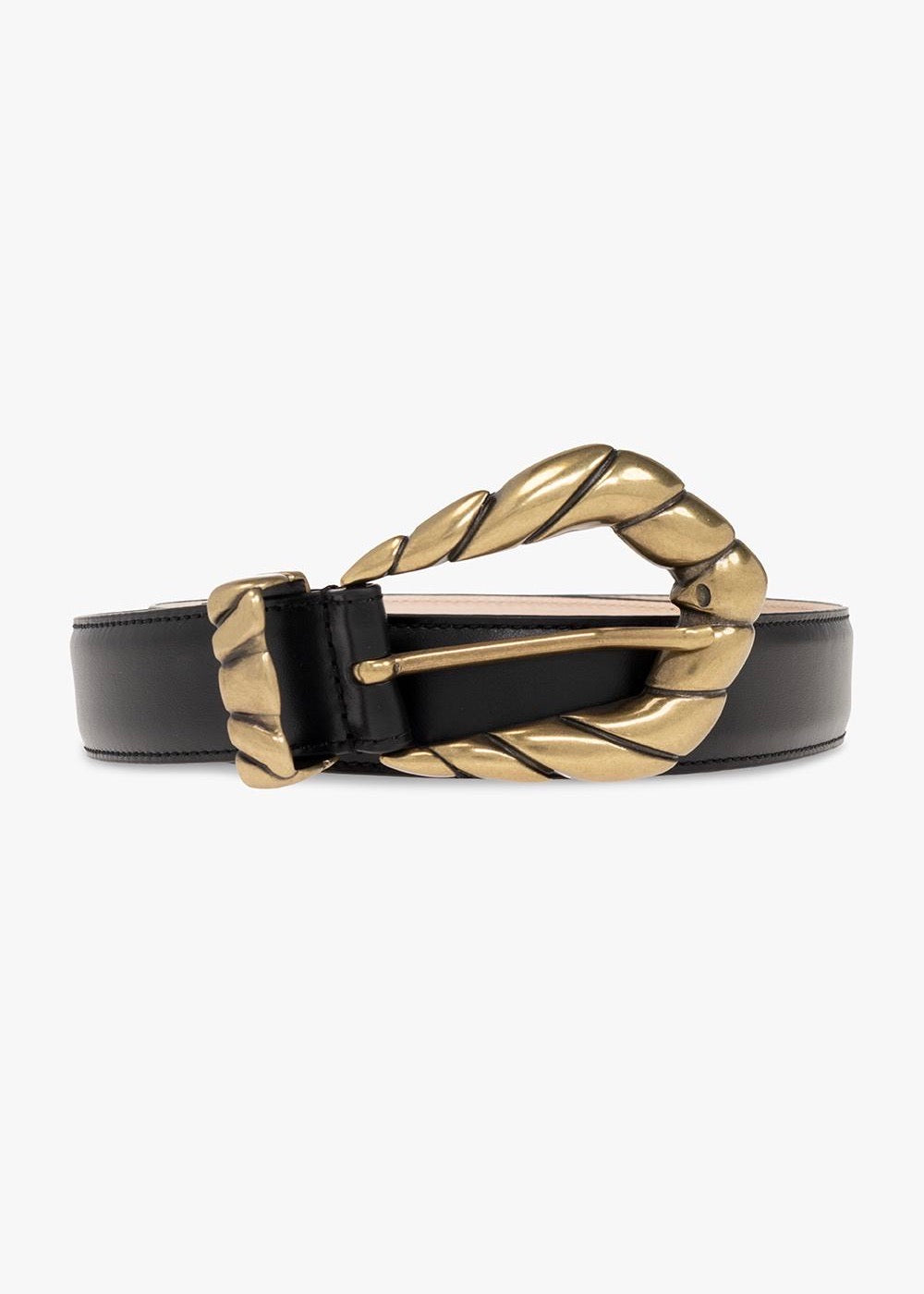 Embella Gold Belt (Black) - Milk Boutique