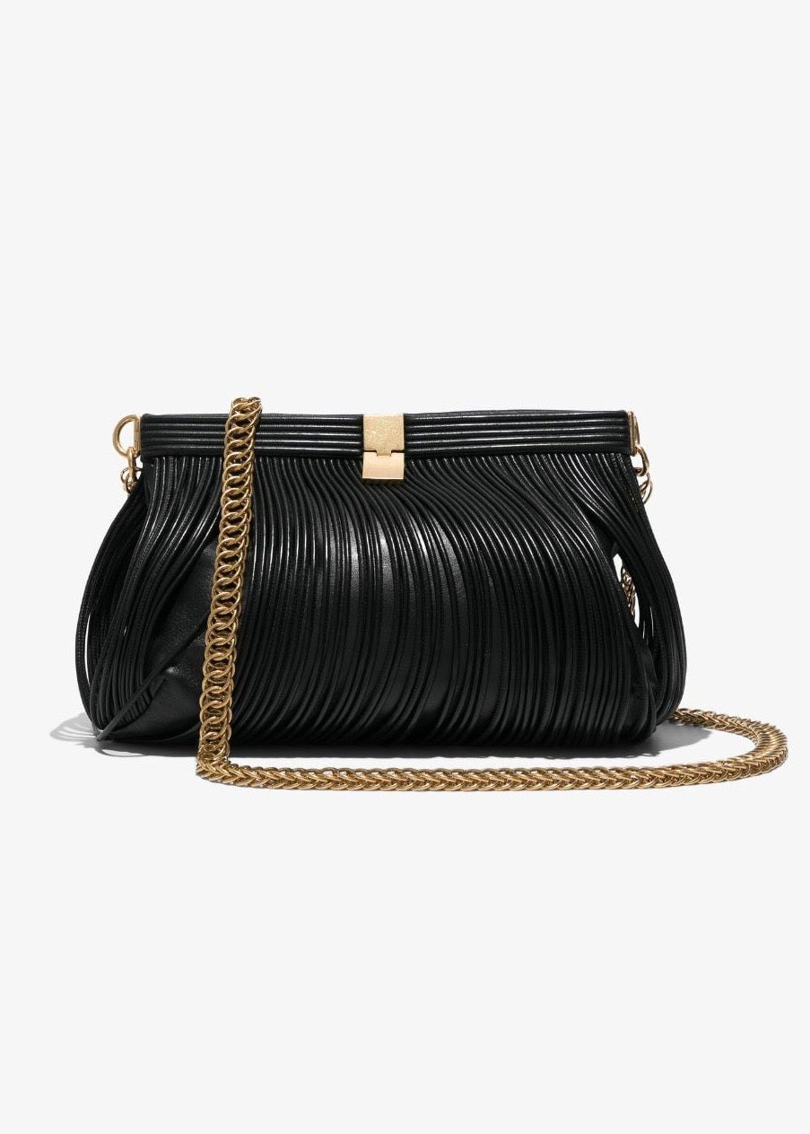 Rolo Frame Clutch (Black) – Milk Boutique